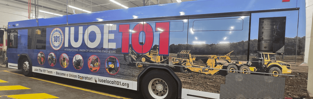 Operating Engineers Local 101 Launches Innovative Bus Advertising ...